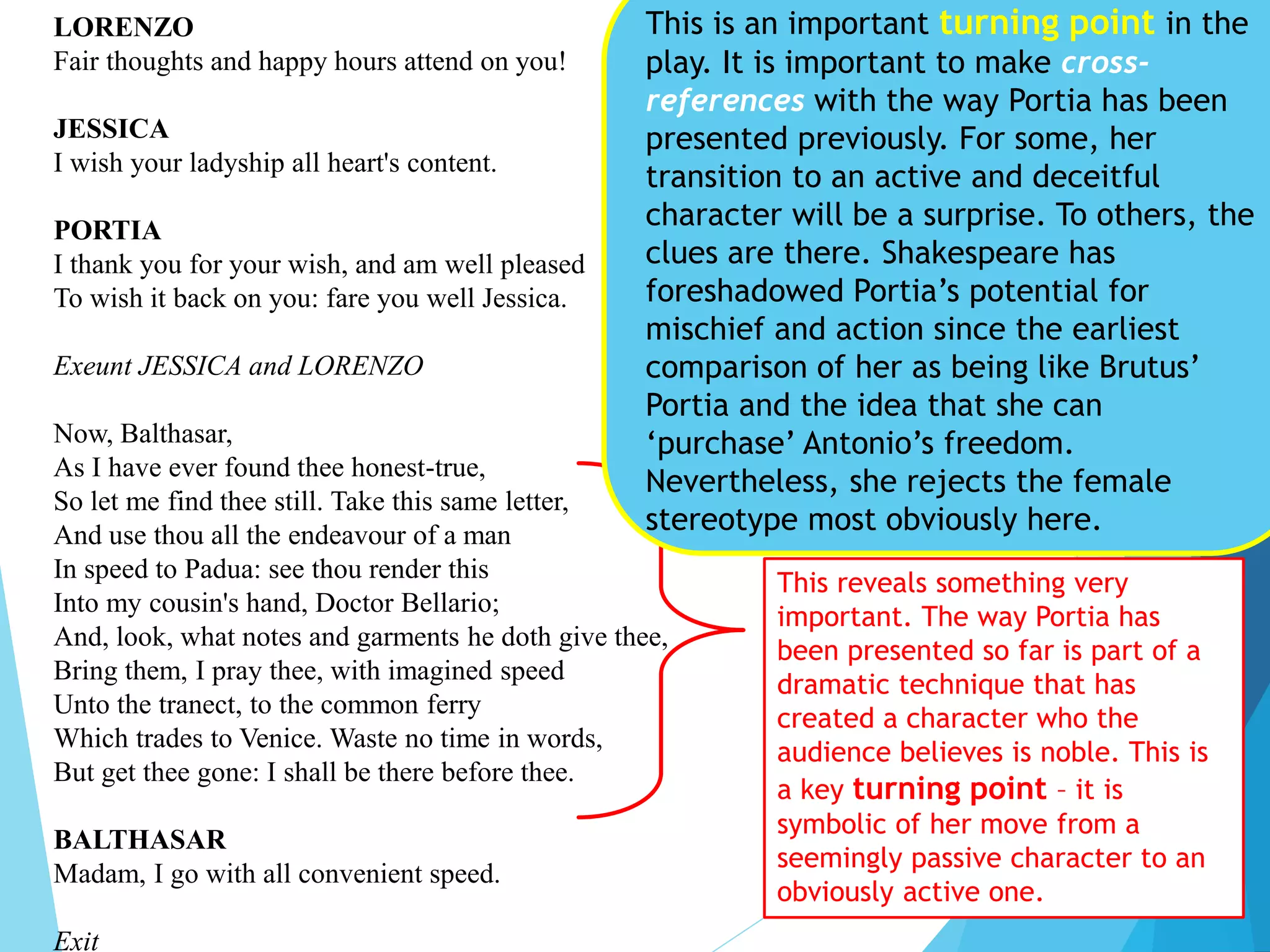 Merchant of Venice Analysis | PPTX