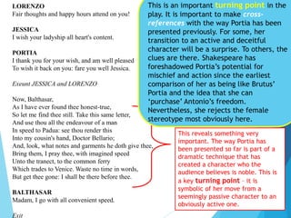 Merchant of Venice Analysis | PPTX