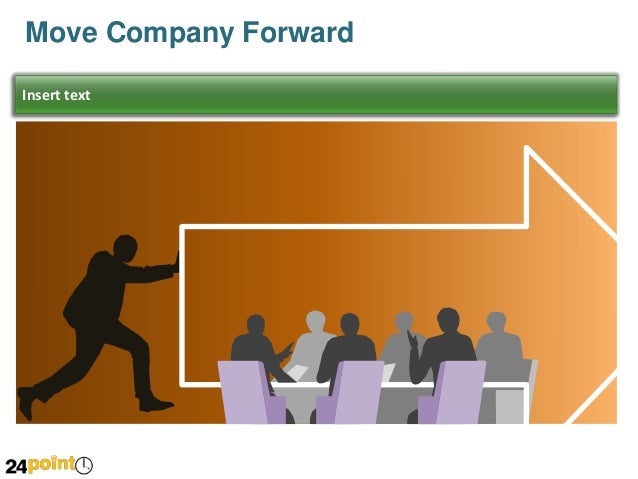 Move Company Forward - PowerPoint Single Slide