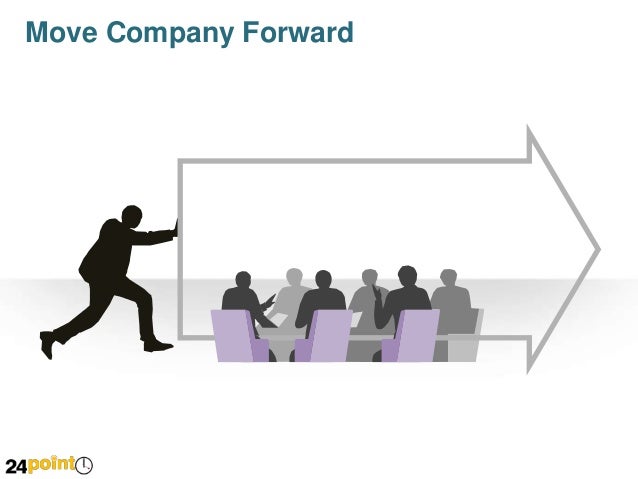 Move Company Forward - PowerPoint Single Slide