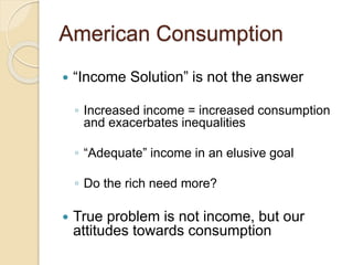 Revealing Consumerism and Materialism in Real Estate Programs | PPT