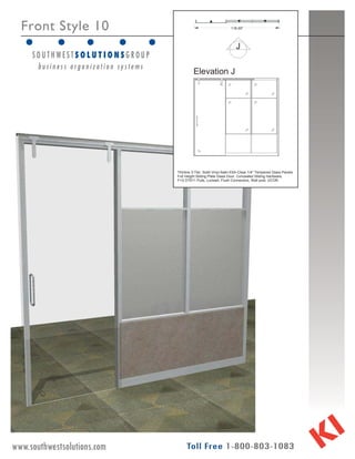 KI Genius Movable Wall Standard Typicals | PDF