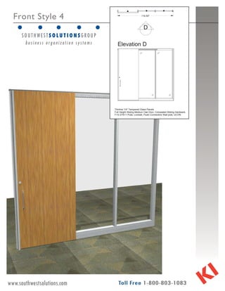 KI Genius Movable Wall Standard Typicals | PDF