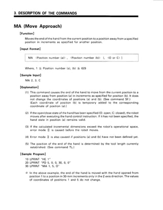 Movemaster robot | PDF