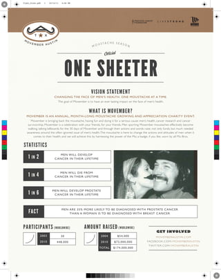 Movember Austin Onesheeter | PDF