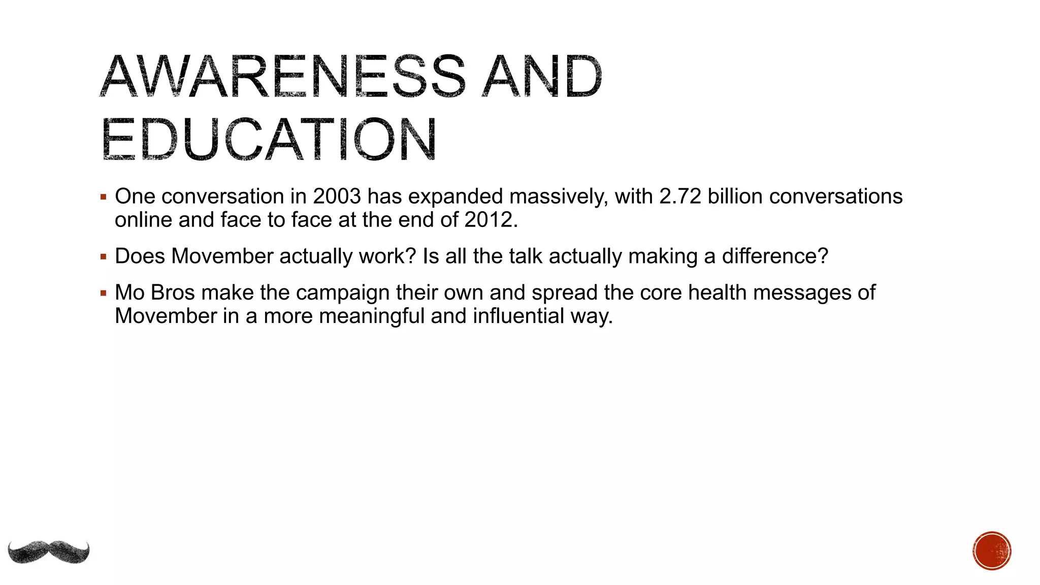 Movember presentation | PPTX