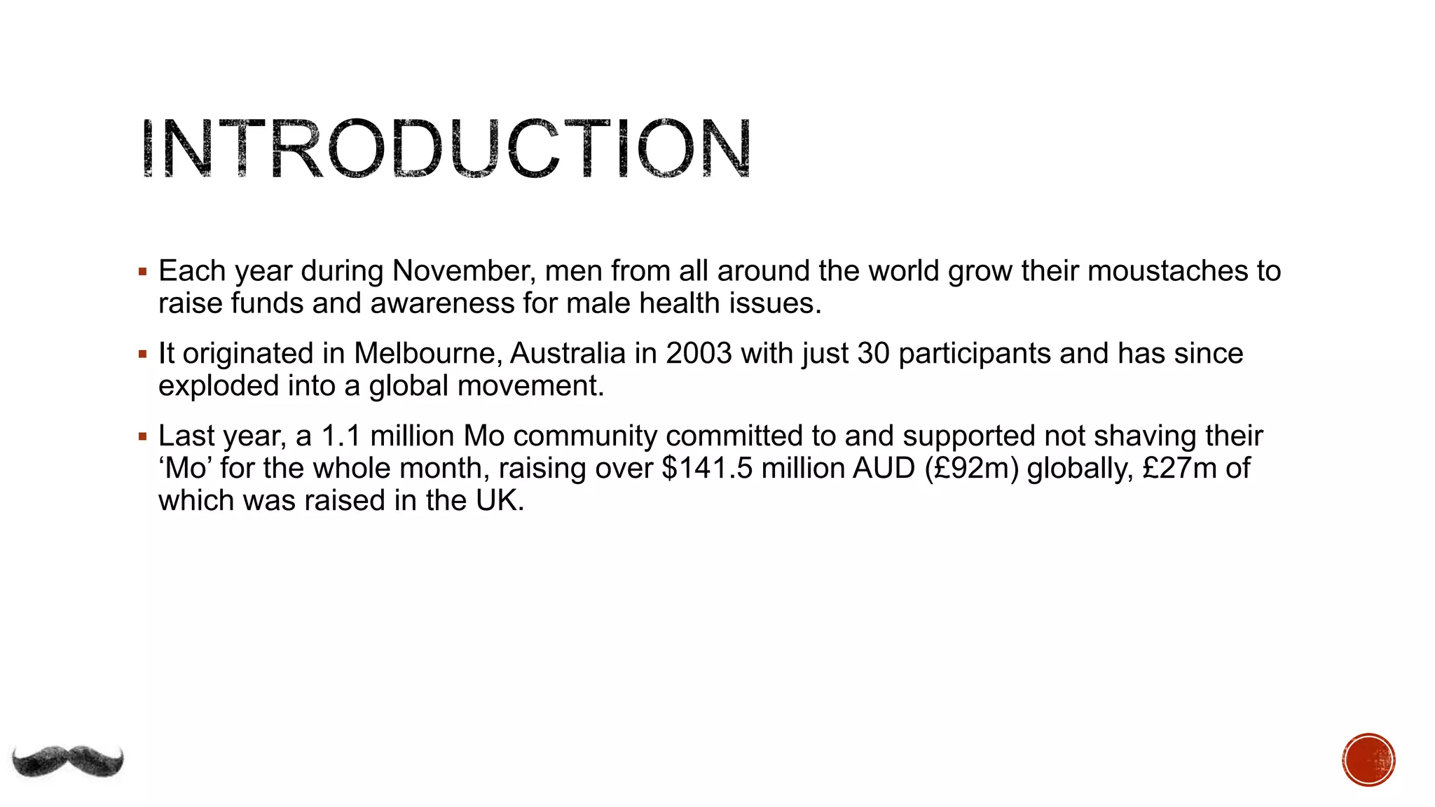 Movember presentation | PPTX