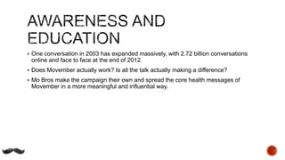 Movember presentation | PPTX