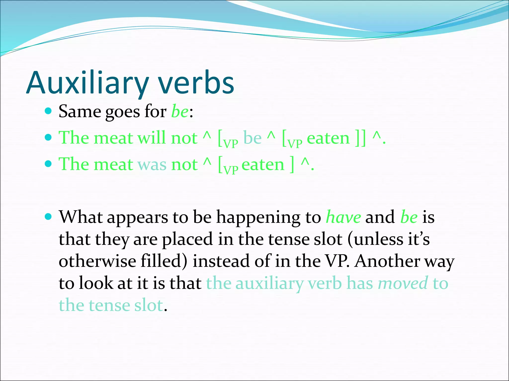 Head Movement and verb movement | PPT