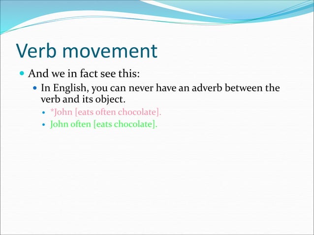 Head Movement and verb movement | PPT