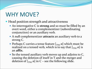 Head Movement and verb movement | PPT