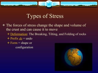 Movement Of The Earths Crust | PPT
