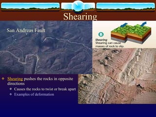 Movement Of The Earths Crust | PPT