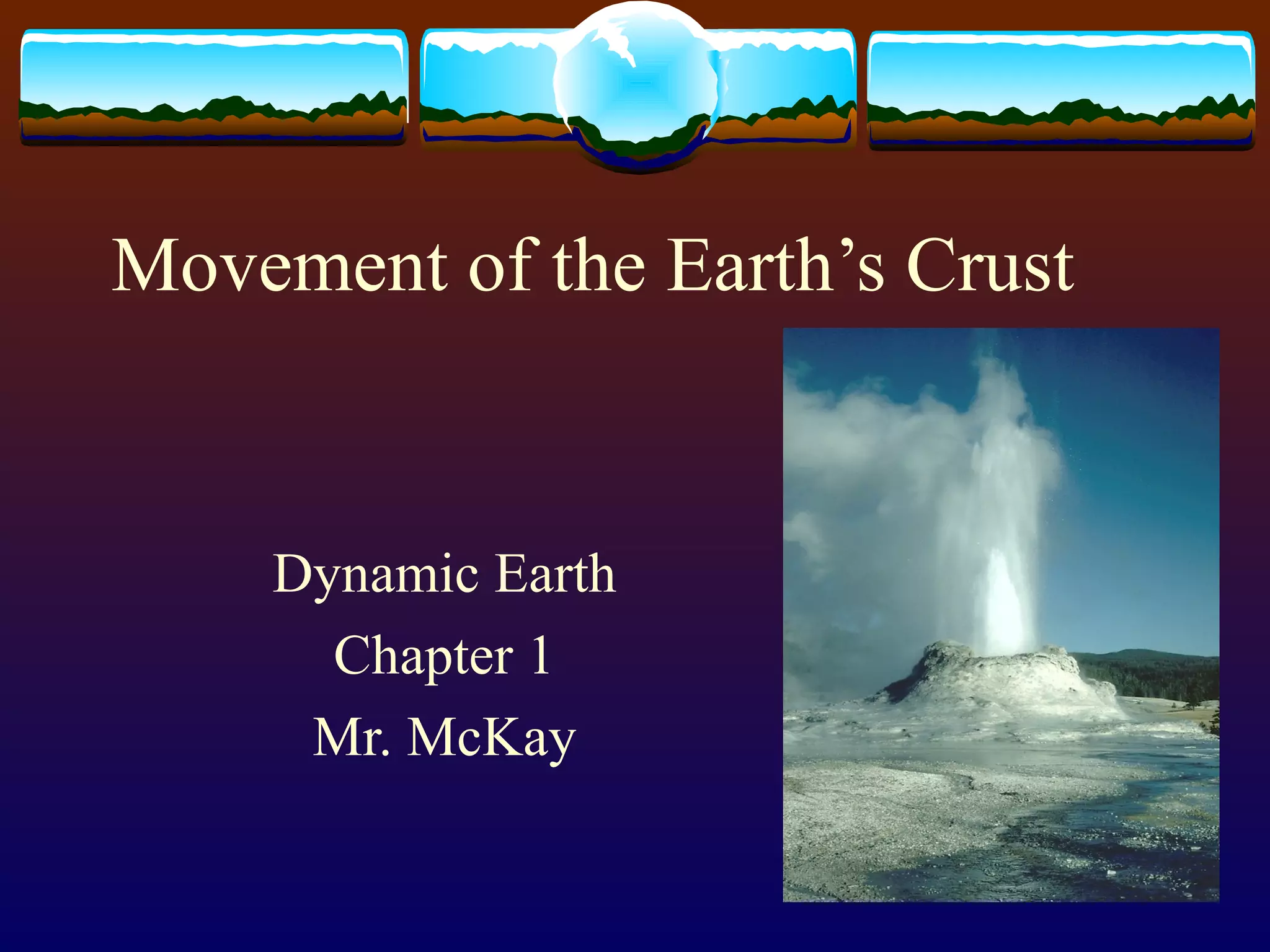 Movement Of The Earth’S Crust | PPT