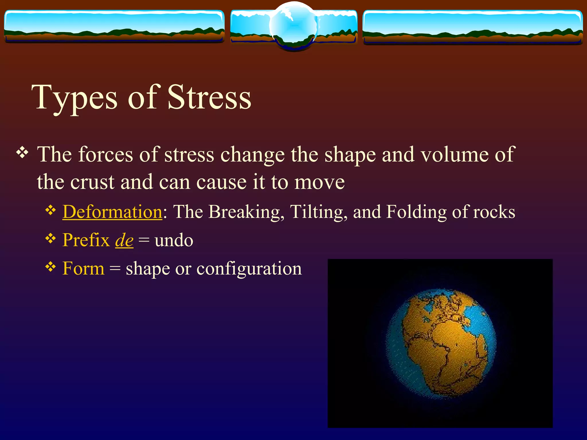 Movement Of The Earth’S Crust | PPT