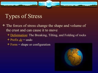 Movement Of The Earth’S Crust | PPT