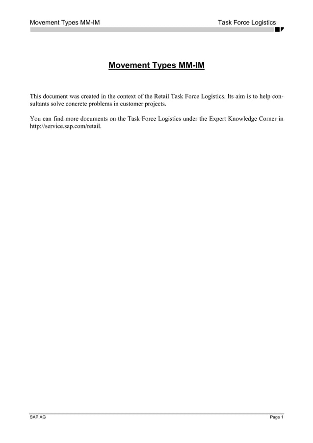 Movement types-in-sap-mm | PDF | Technology & Computing