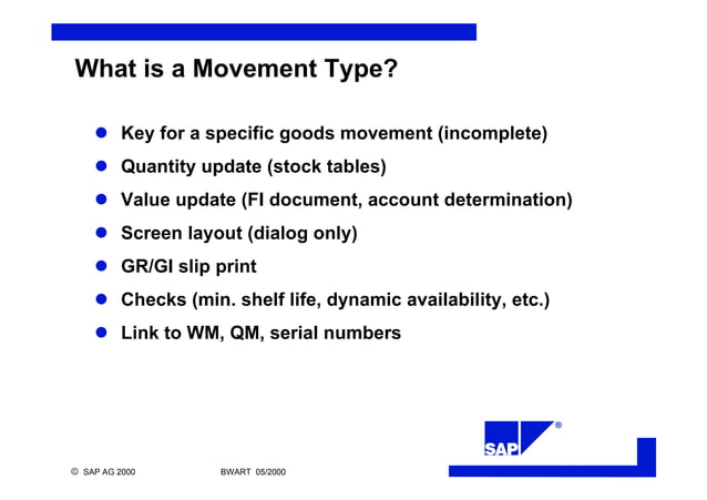 Movement types-in-sap-mm | PDF | Technology & Computing