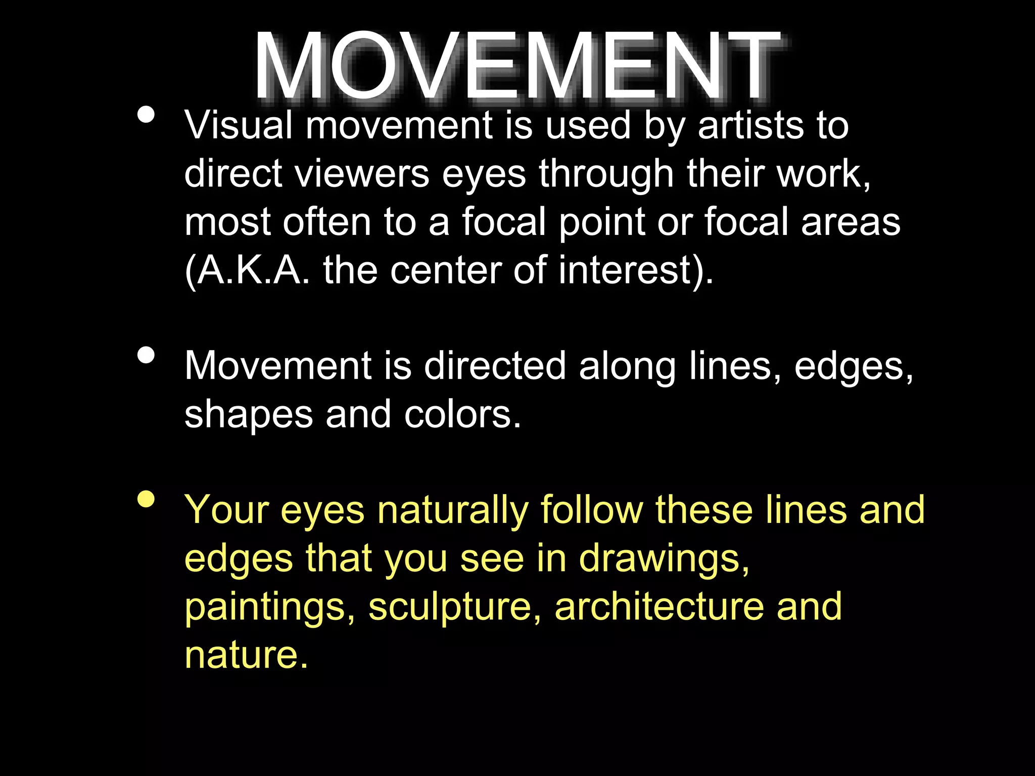 Movement and emphasis | PPTX