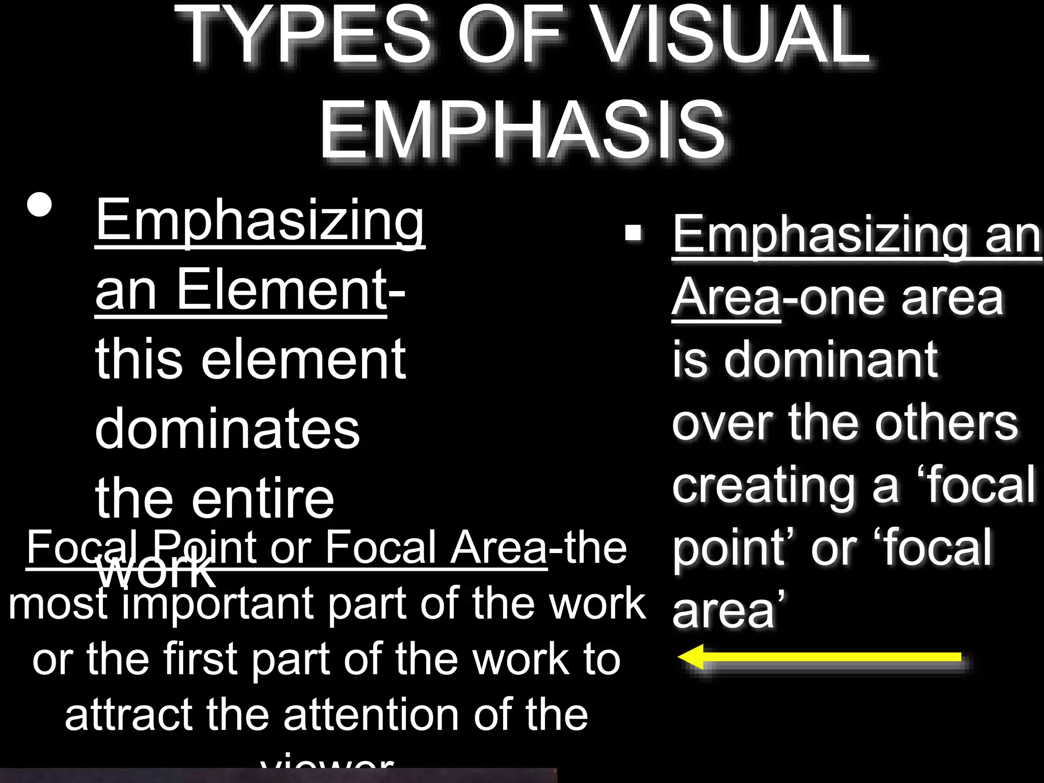 Movement and emphasis | PPTX