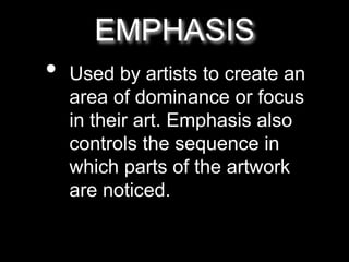 Movement and emphasis | PPT