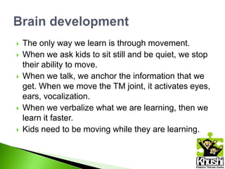 Movement and learning | PPTX