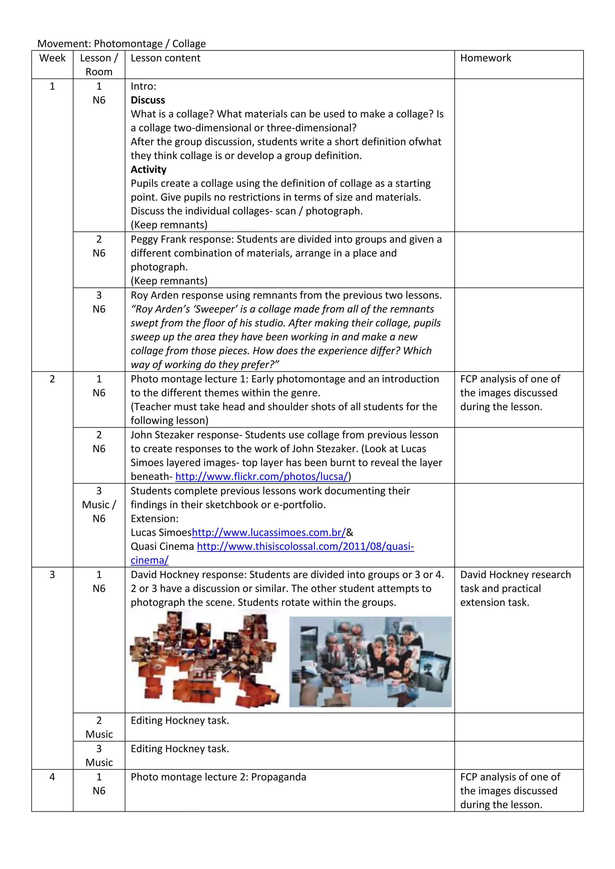 Movement collage | DOCX