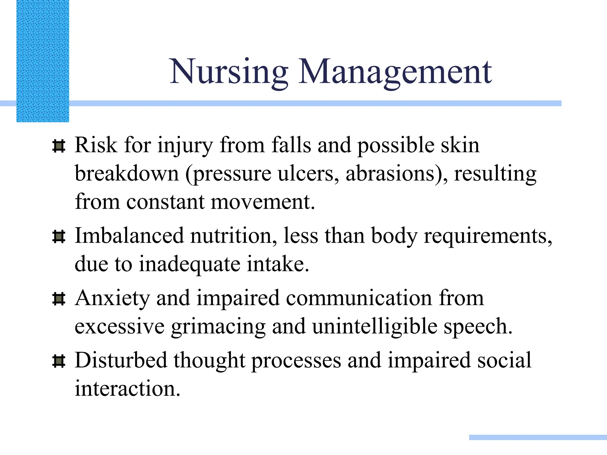 NEUROLOGY MOVEMENT DISORDER PATIENT NURSING CARE | PPTX