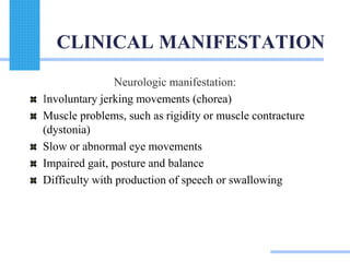 NEUROLOGY MOVEMENT DISORDER PATIENT NURSING CARE | PPTX