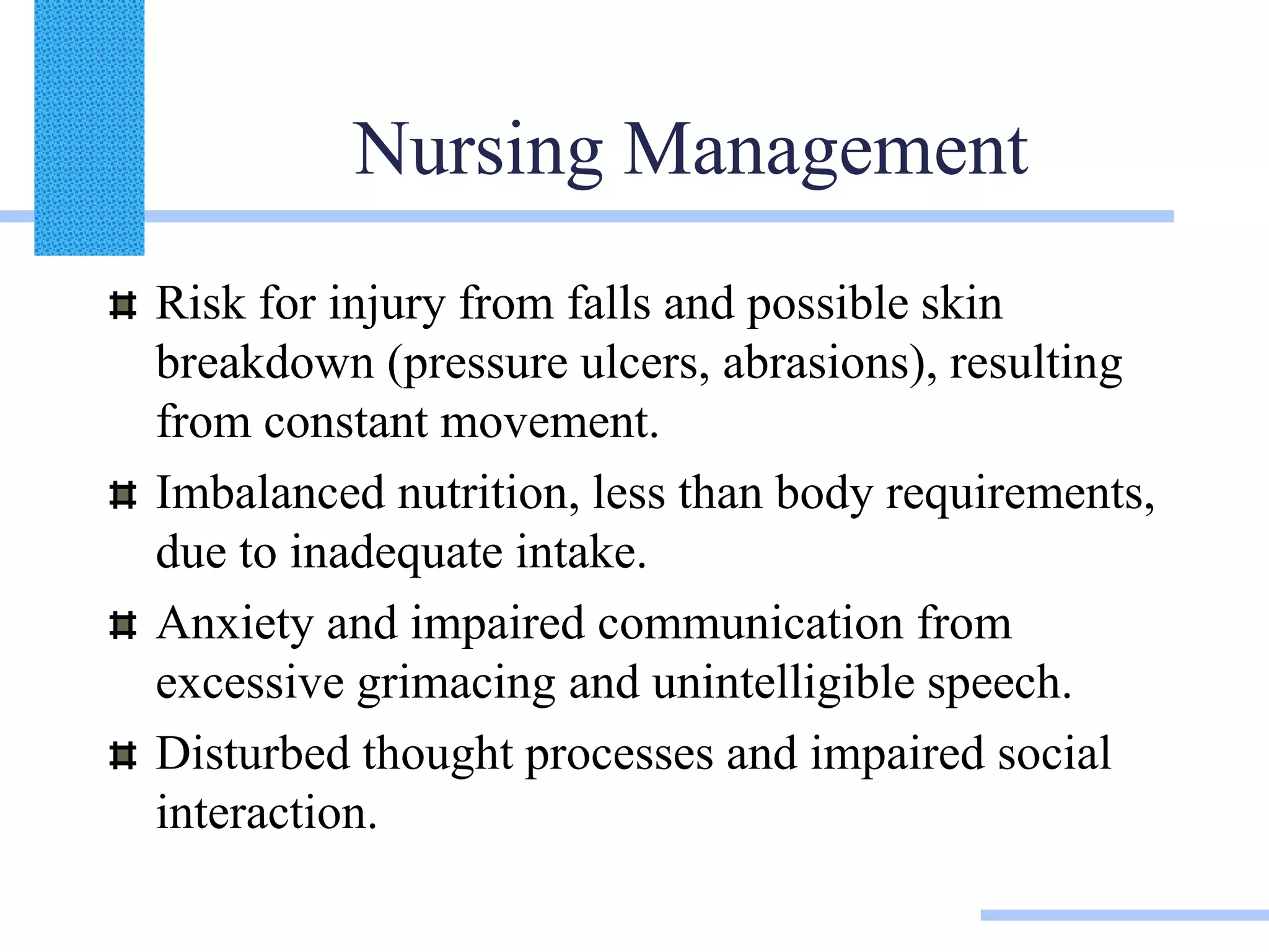 Movement disorder - HUNTINGTON'S DISEASE(Chorea) | PPTX