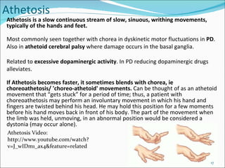Movement disorders lecture | PPT | Brain and Nervous System Disorders ...