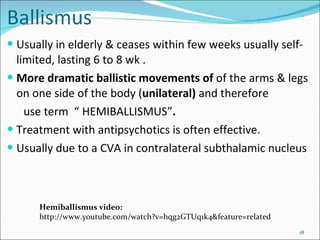 Movement disorders lecture | PPT