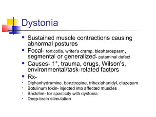Movement disorders | PPT