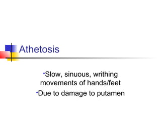 Movement disorders | PPT