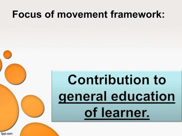 Movement Education Framework | PPT | Education