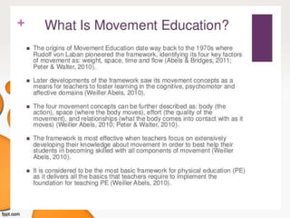 Movement Education Framework | PPT