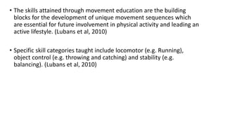 Movement education | PPTX