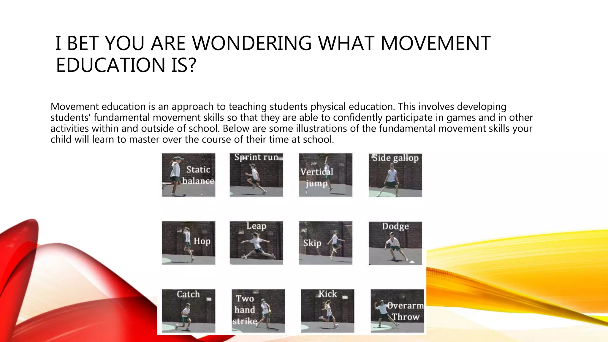 Movement education | PPTX