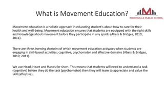Movement Education - PDHPE Assessment | PPTX