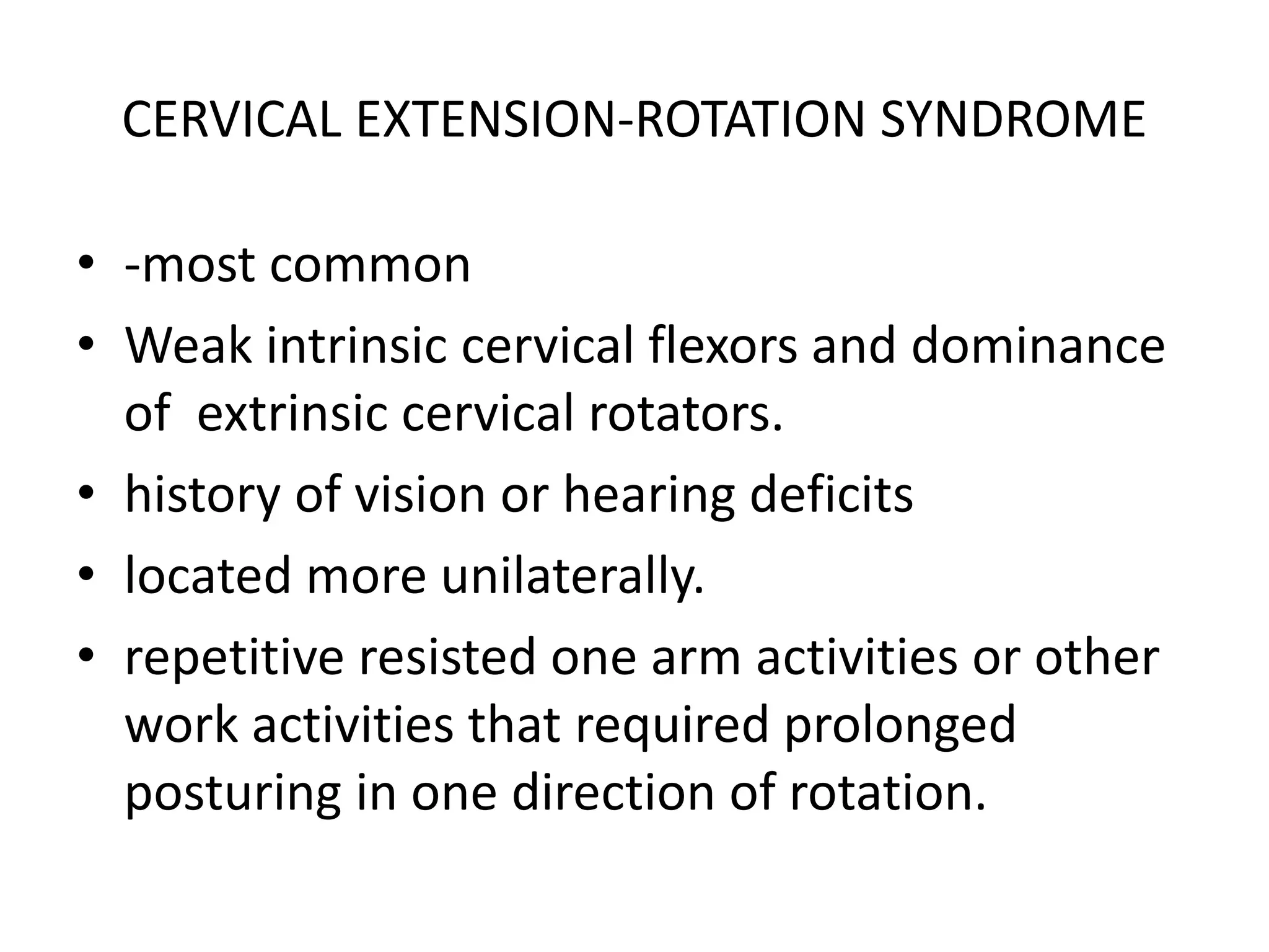 Movement impairments of cervical and lumbar spine | PPTX