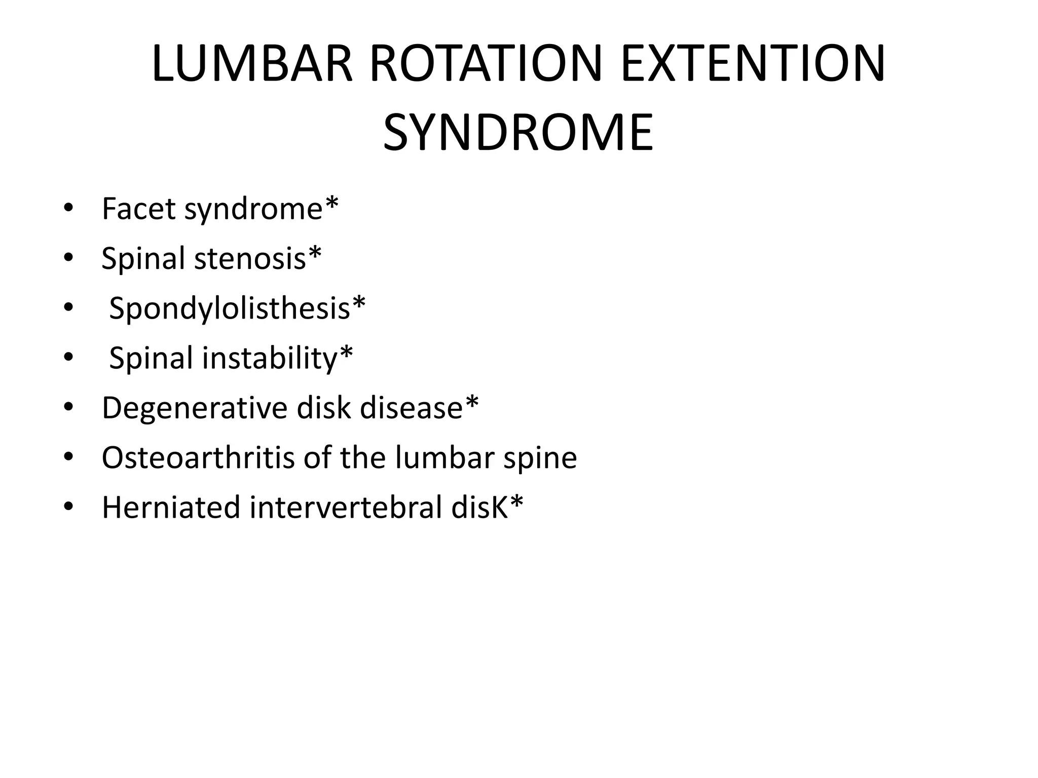 Movement impairments of cervical and lumbar spine | PPTX