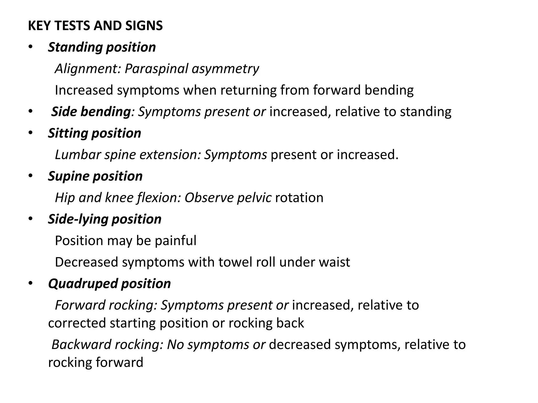 Movement impairments of cervical and lumbar spine | PPTX