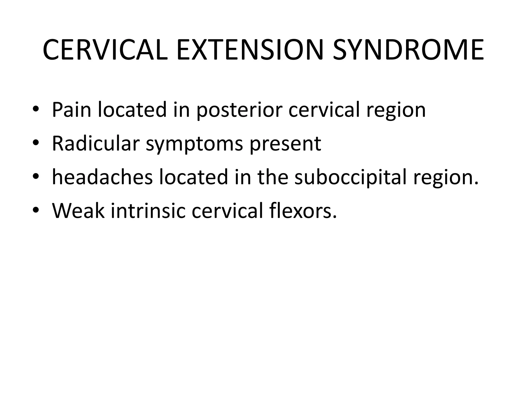 Movement impairments of cervical and lumbar spine | PPTX