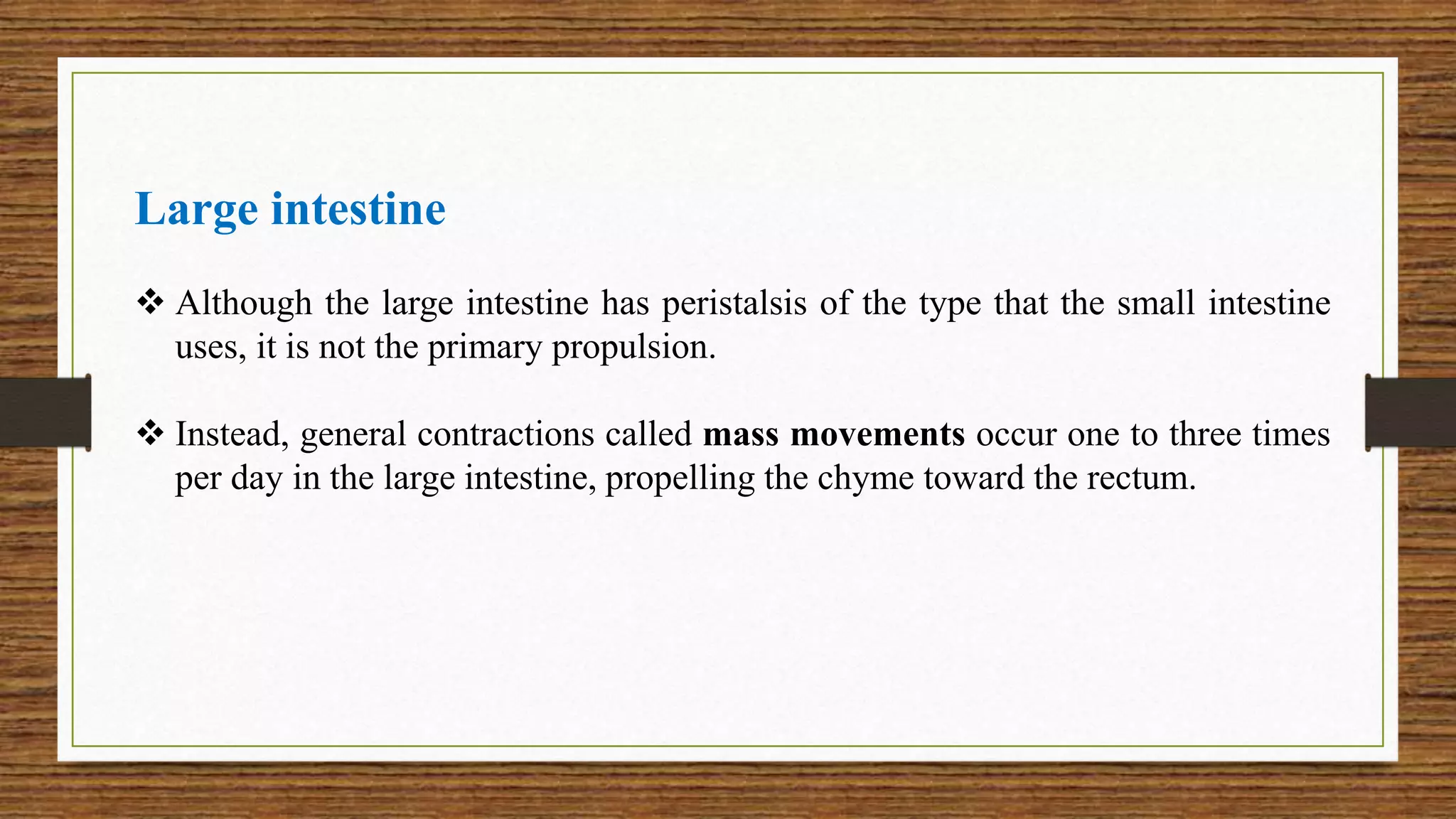 Movement in gastrointestinal tract | PPTX
