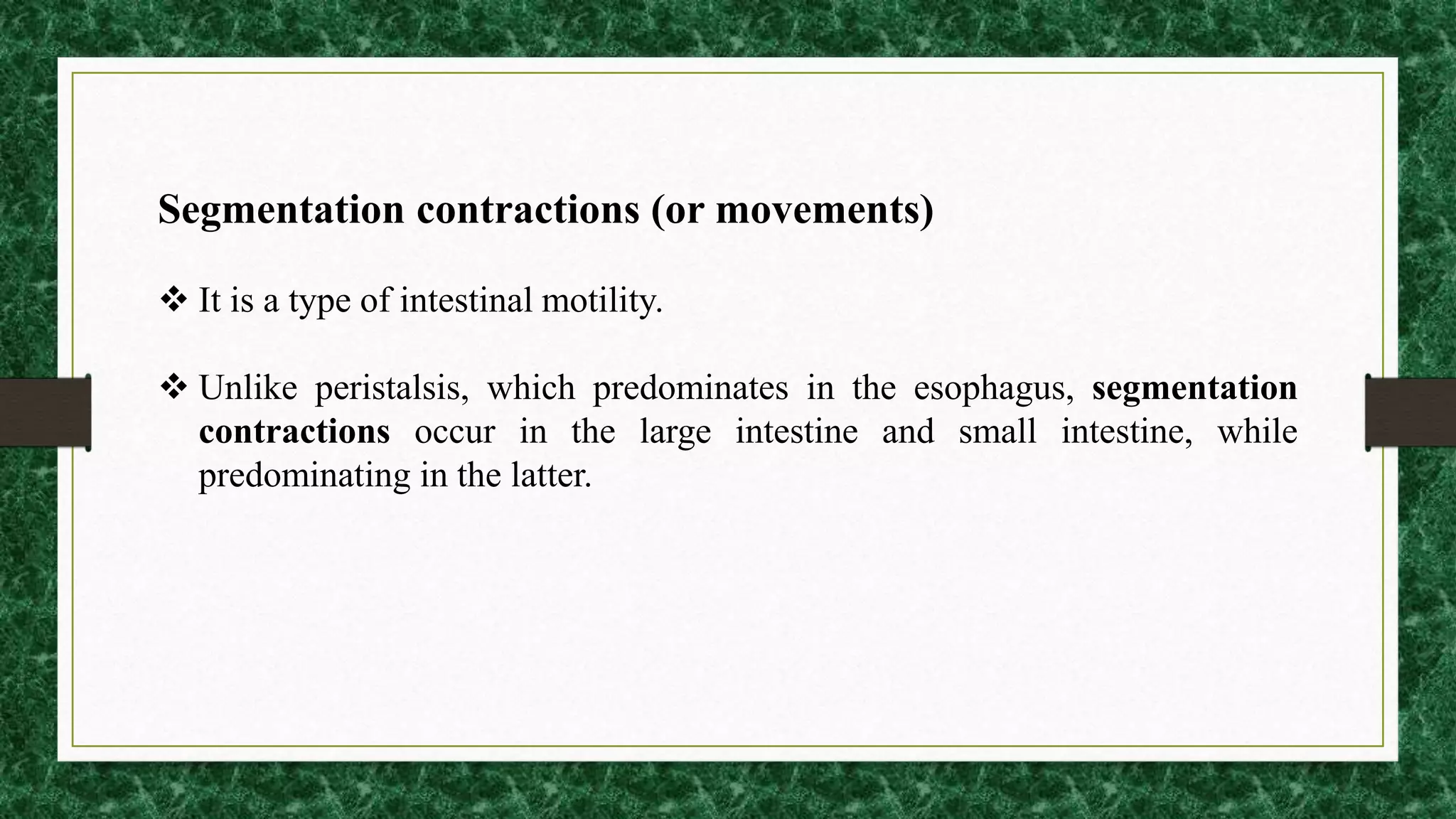 Movement in gastrointestinal tract | PPTX