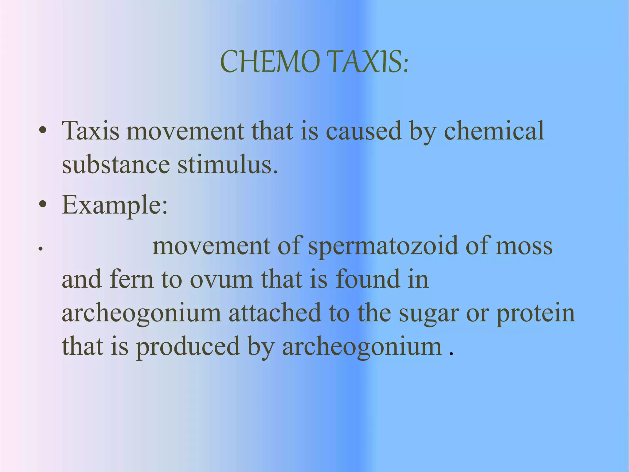 Movement in plants | PPTX