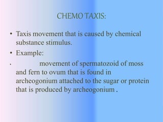 Movement in plants | PPTX