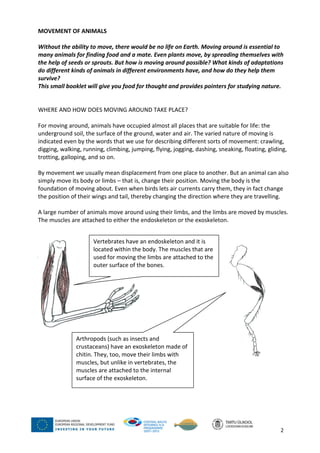 Movement of animals_1_ | PDF | Geology | Science