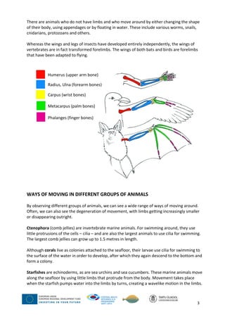 Movement of animals_1_ | PDF | Geology | Science