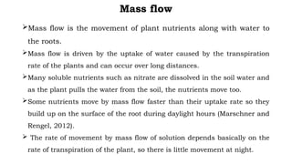 Movement of nutrients in soil or nutrient transformation in soil.pptx